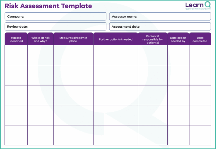 √ Free Risk Assessment Template (Excel)