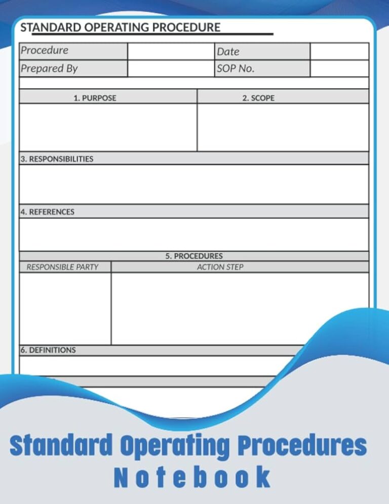 √ Free Editable SOP Template (Word)