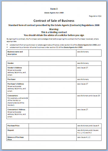 √ Free Printable Sales Contract For Business