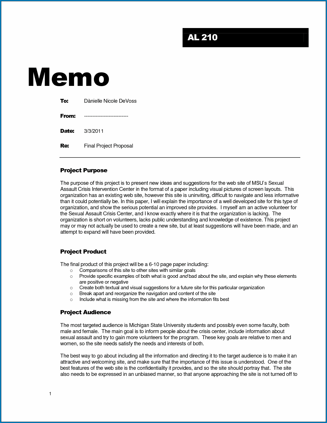  Free Printable Business Memo Format