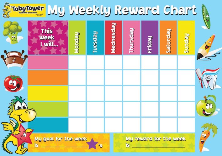 √ Children’s Daily Activity Reward Sheet Template (Excel)