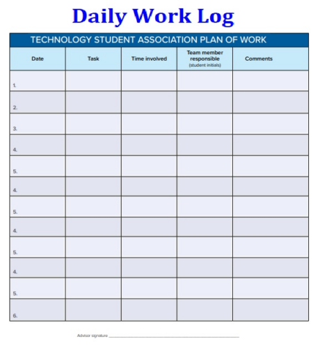 √ Free Employee Daily Task Log Template (Excel)