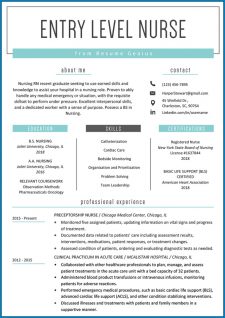 √ Free Printable Nursing Resume Template