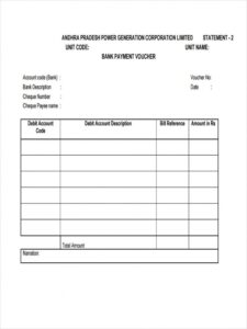 √ Printable Check Voucher Template