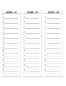 √ Printable Eid Shopping Checklist Template