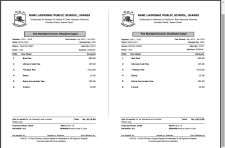 Sample of School Fee Book Format Template | Templateral