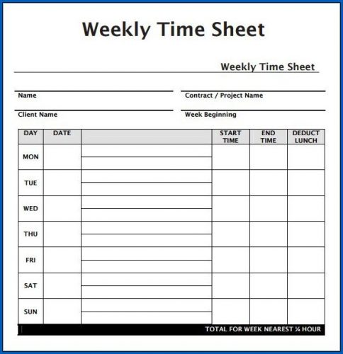 √ Timesheet Template Will Help Your Business