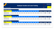 √ Vacation And Sick Time Tracking Worksheet Template