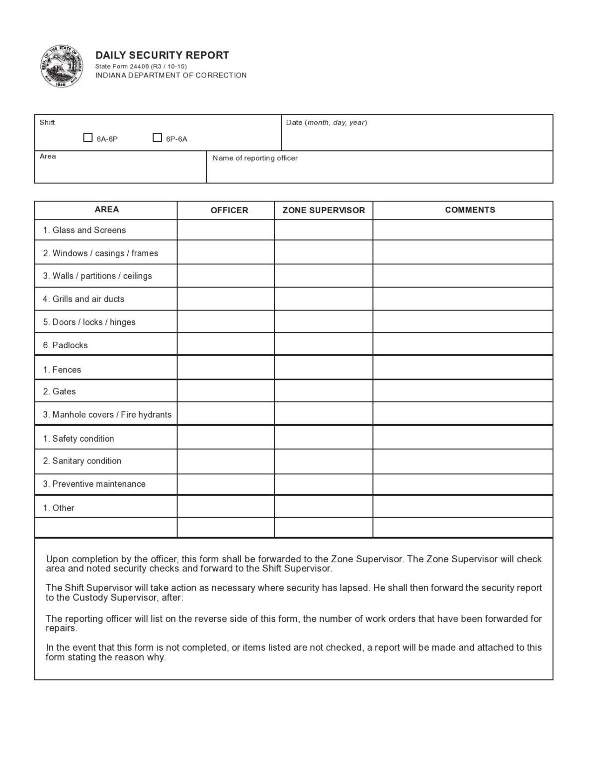 √ Security Report Template (Word)