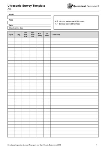 √ Editable Survey Template (Word)