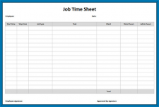 √ Free Printable Timesheet Template PDF