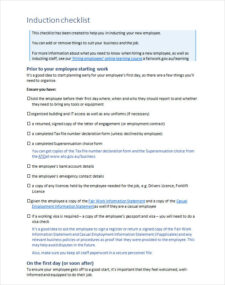 √ Free Printable Uniform Checklist Template