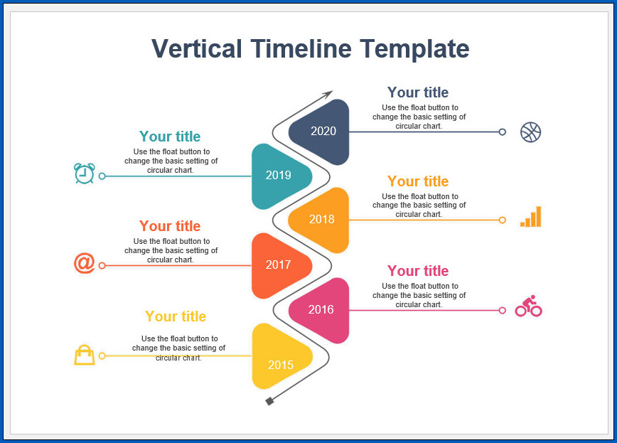  Free Printable Vertical Timeline Template Templateral