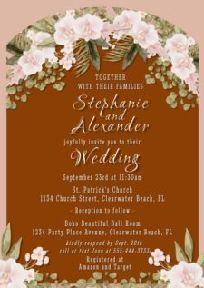 Wedding Invitation Wording Template Sample | Templateral