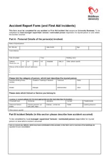 √ Free Printable Accident Report Form (Word)