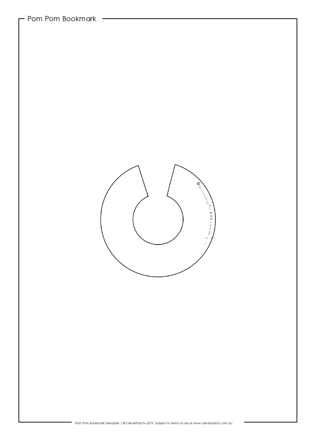 √ Free Printable Bookmark Template