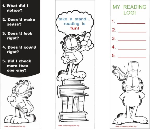 √ Free Printable Bookmark Template