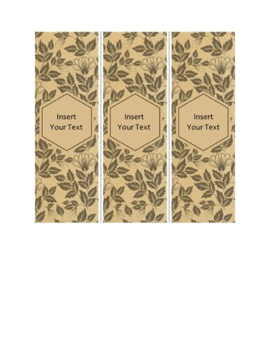 √ Free Printable Bookmark Template