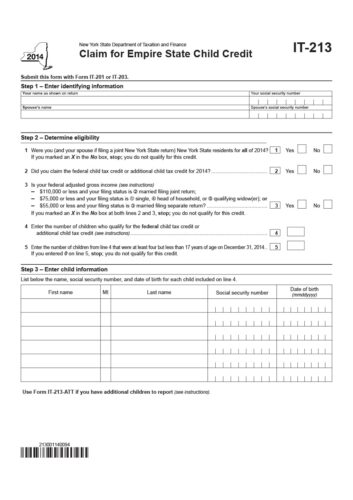 √ Child Tax Credit Worksheet Template
