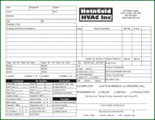 example of printable HVAC estimate template | Templateral