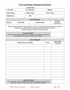 √ Printable Fence Estimate Template