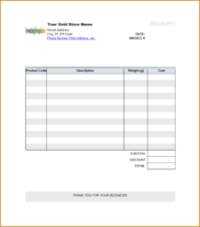 √ Printable Works Invoice Template