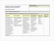 √ Free Printable Work Action Plan Template