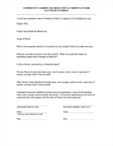 letter of interest template for residency program example | Templateral