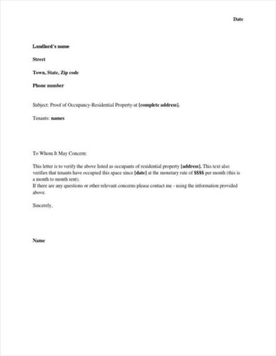 √ Letter Of Interest Template For Residency Program