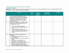 management action plan template sample | Templateral
