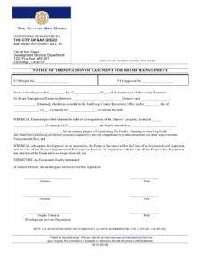 √ Printable Notice of Termination Form