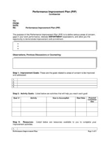 performance action plan template | Templateral