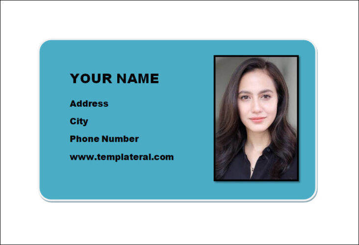 √ Free Printable Photo ID Badge Template