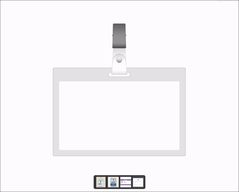 √ Free Printable Photo ID Badge Template