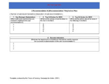 √ Free Printable Equity Action Plan Template