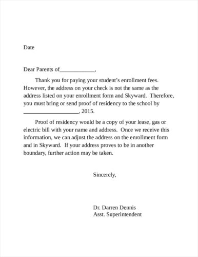 √ Letter Of Interest Template For Residency Program