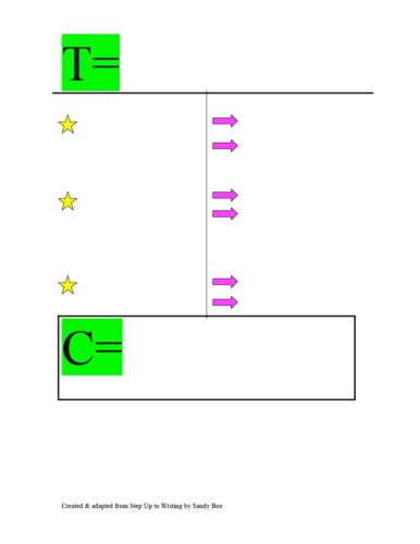 √ Printable T-Chart Template (Word)