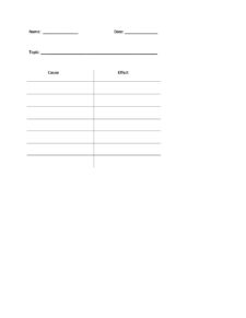 √ Printable T-Chart Template (Word)